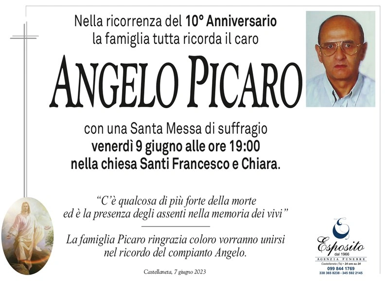 ViviWebTv - Anniversario di Angelo Picaro