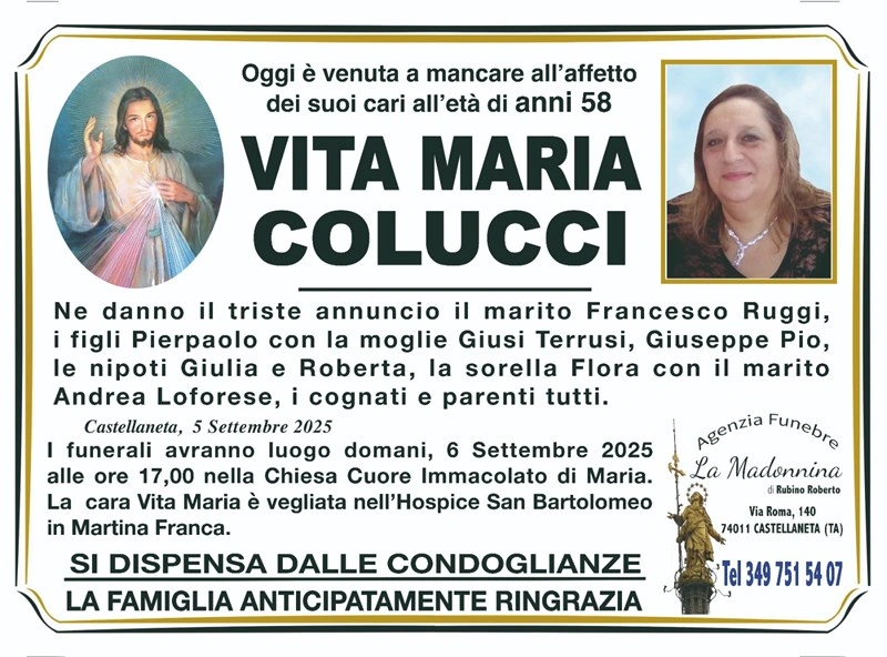 ViviWebTv - Castellaneta | Vita Maria Colucci