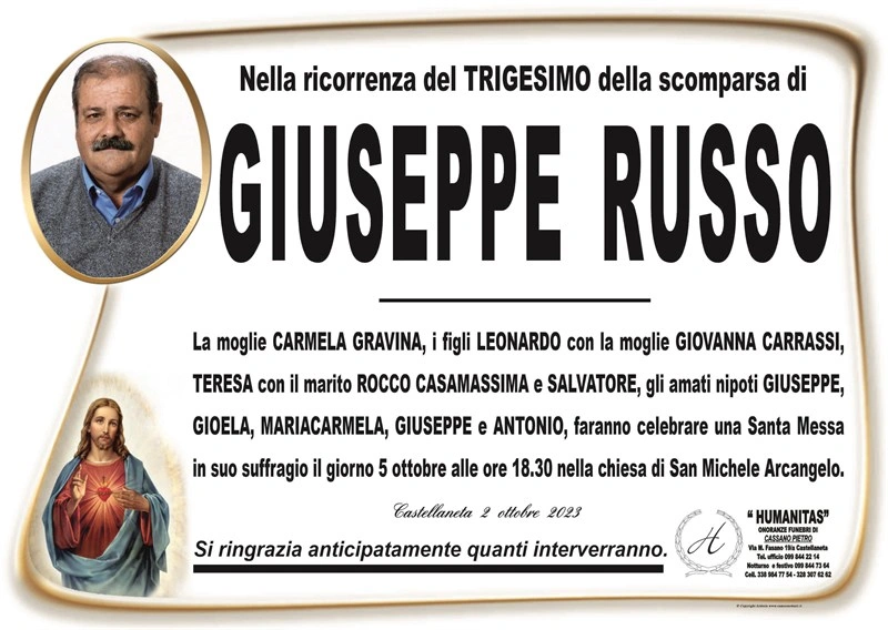 ViviWebTv - Trigesimo di Giuseppe Russo