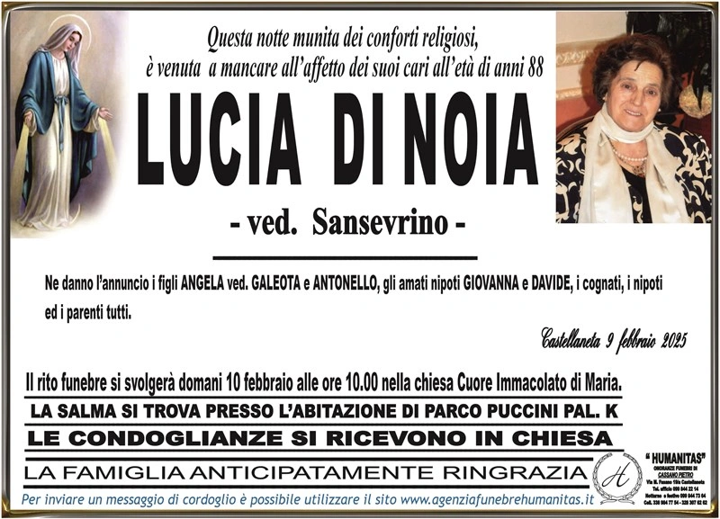 ViviWebTv - Trigesimo di Lucia Di Noia