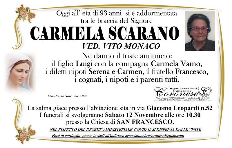 ViviWebTv - Massafra | Carmela Scarano