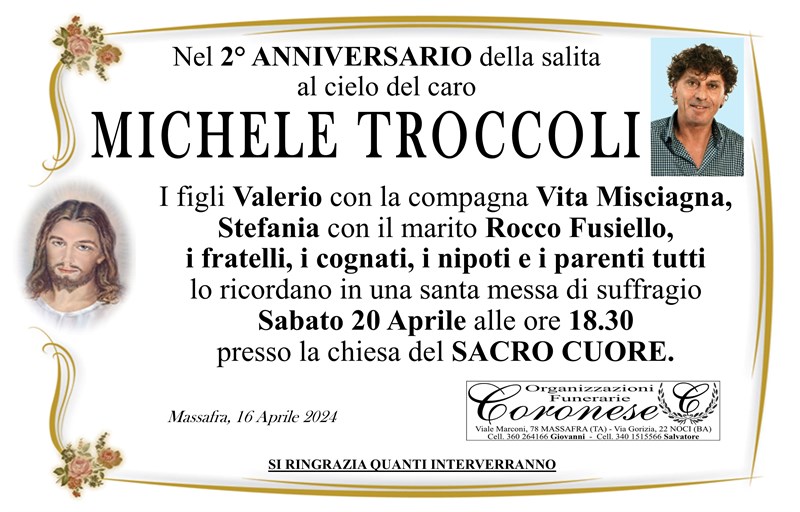 ViviWebTv - Anniversario di Michele Troccoli
