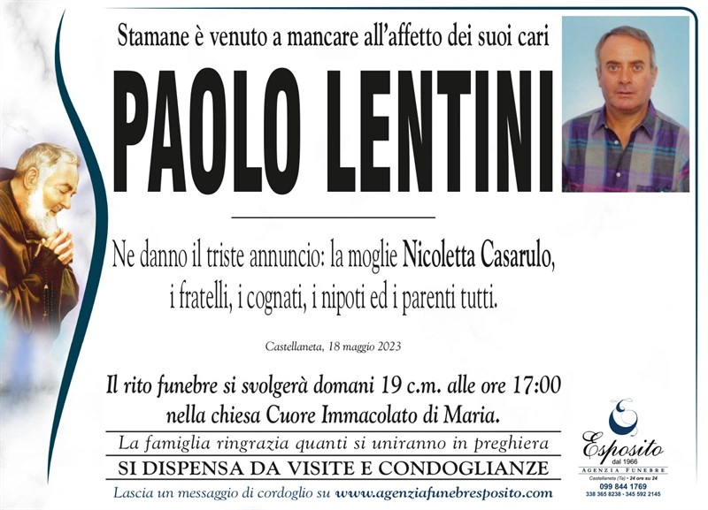 ViviWebTv - Trigesimo di Paolo Lentini