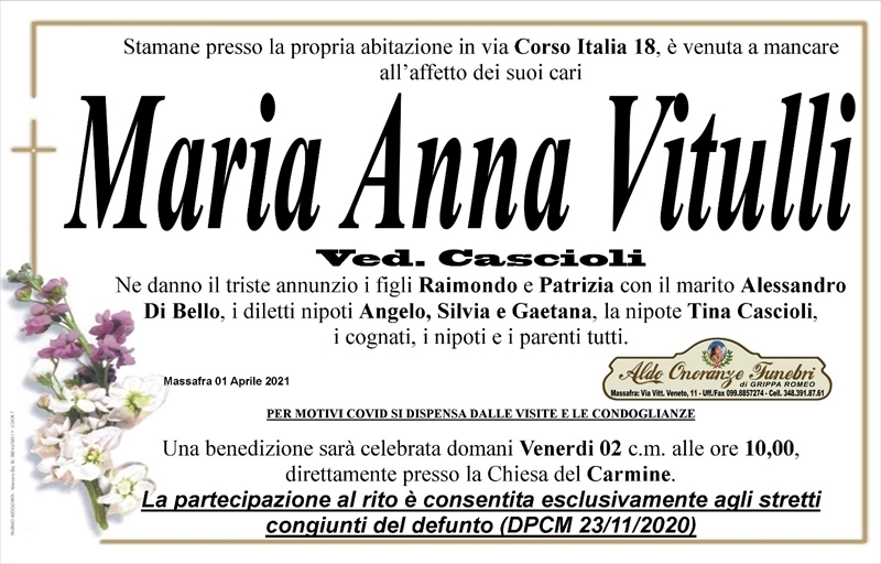 ViviWebTv - Massafra | Maria Anna Vitulli