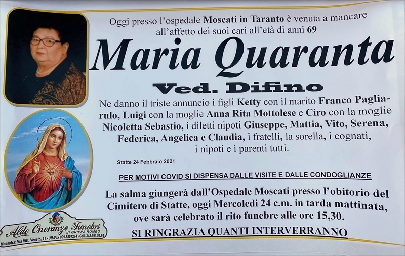 ViviWebTv - Massafra | Maria Quaranta